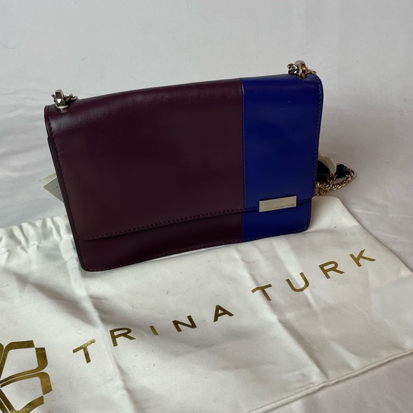 Trina Turk | Bags | Nwt Trina Turk Jackie Color Block Shoulder Bag ...